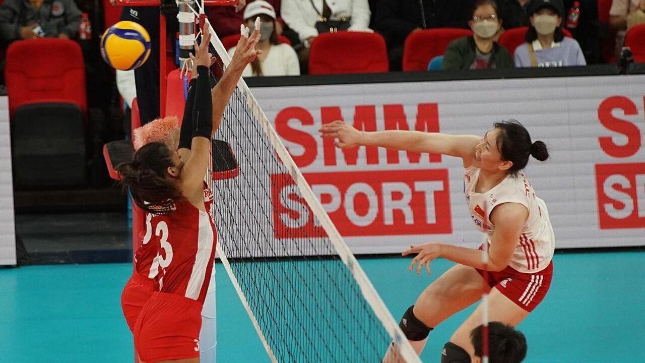 中国女排获2022亚洲杯亚军 2022年8月30日 俄罗斯卫星通讯社