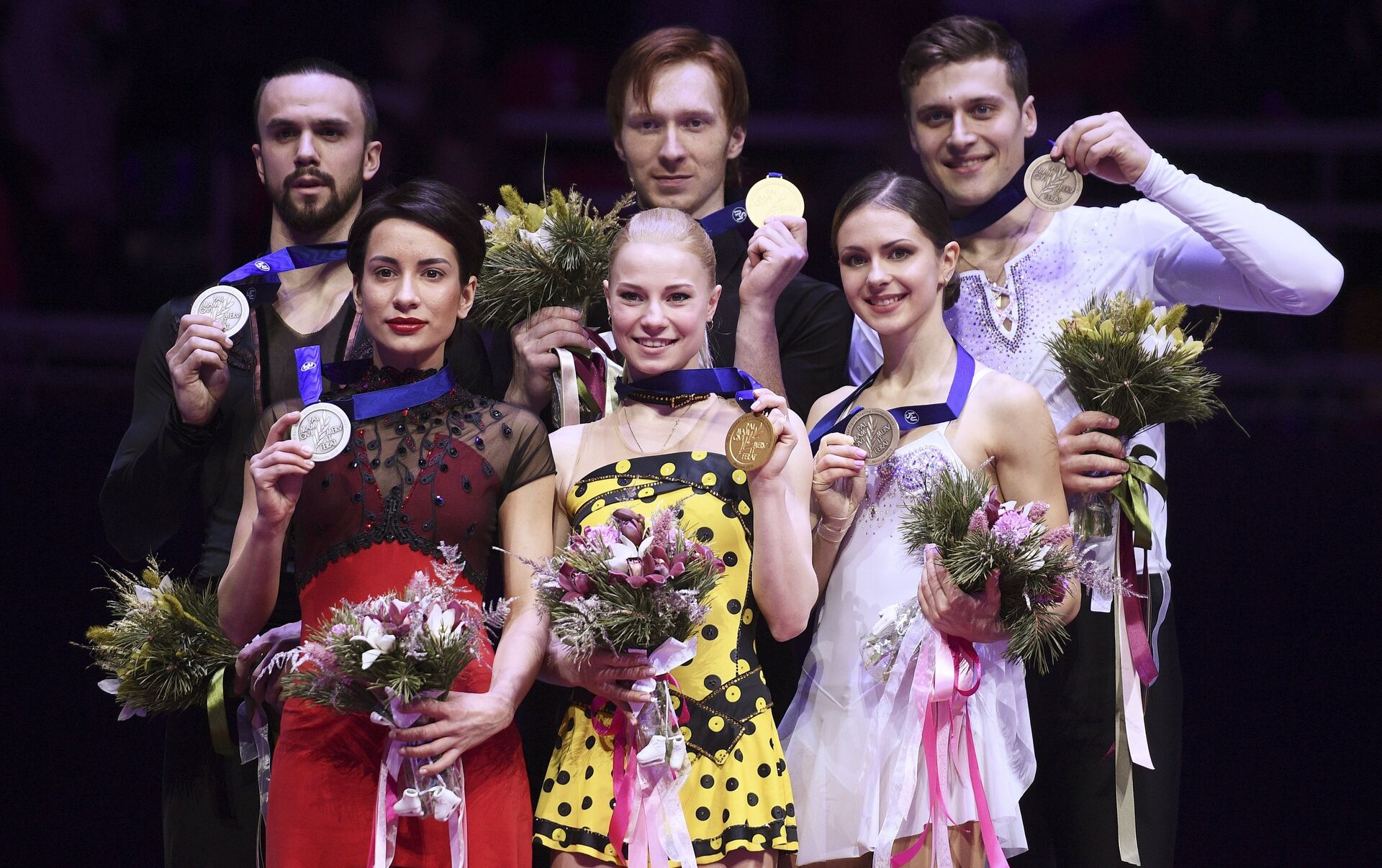 俄罗斯花滑选手包揽花滑欧锦赛双人滑奖牌 2018年1月19日 俄罗斯卫星通讯社
